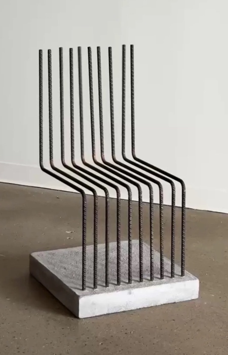 Concrete and Rebar Chair